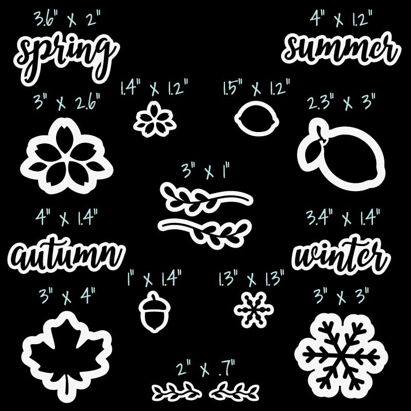 🧲 Magnetic Seasonal Chalk Stencils- Easy Chalk Art All Year - Plata ...